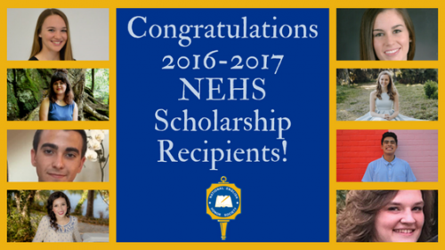Congratulations Scholarship Winners (Part 3) – NEHS Museletter